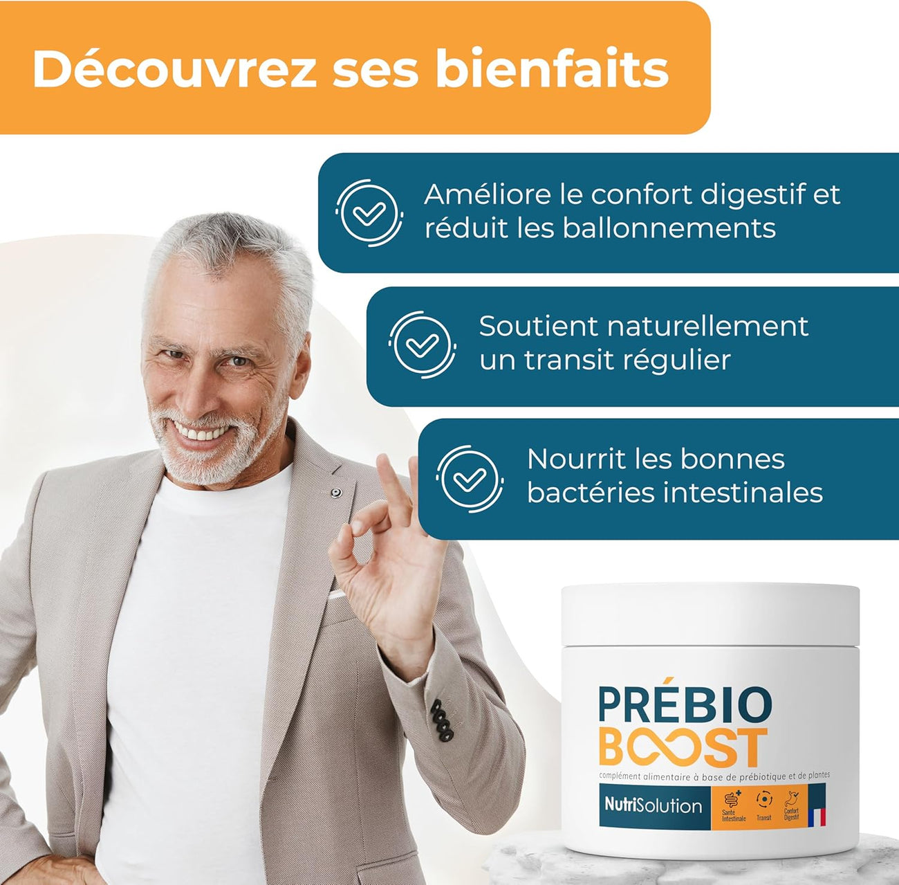 Prébio-Boost : Prébiotiques pour le Confort Digestif